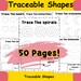 Traceable Shapes Activity Book for Preschoolers | Fine Motor Skills ...
