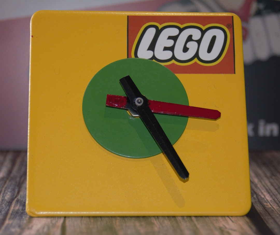 Handmade Lego Mantel Clock - Etsy UK