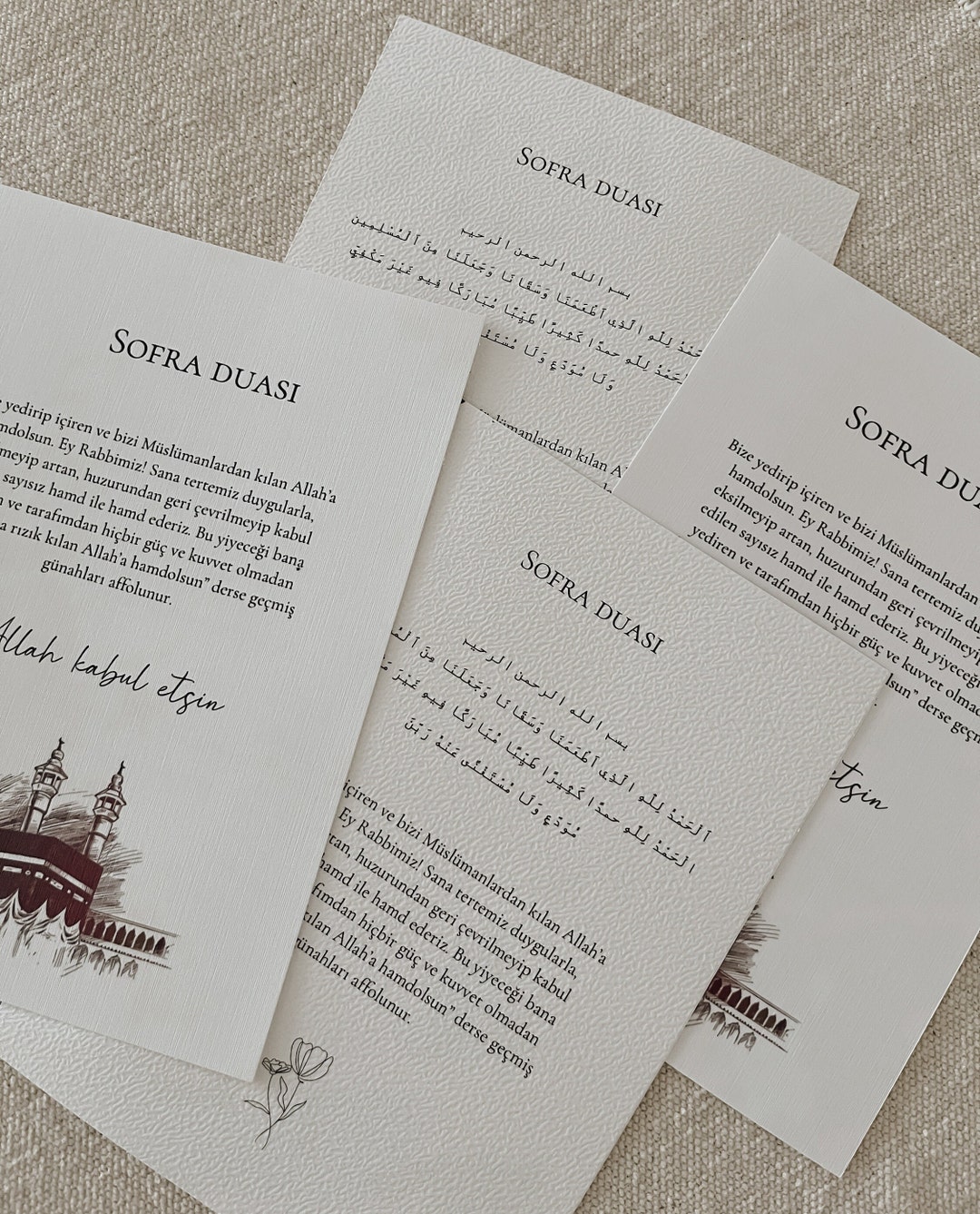 Ramadan Tischkarte - Sofra Duasi - Etsy.de