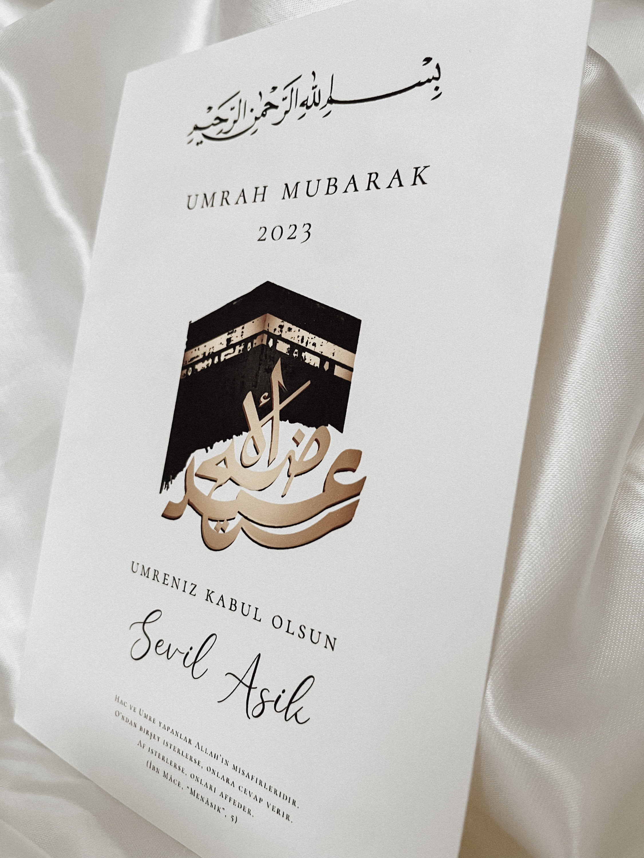 Umre Hatirasi / Umrah Mubarek Poster A5 - Etsy
