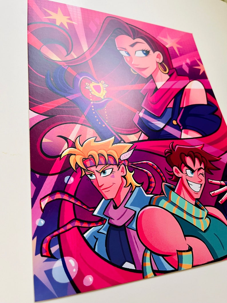 JJBA LISA LISA Joseph Caesar Poster - Etsy Canada