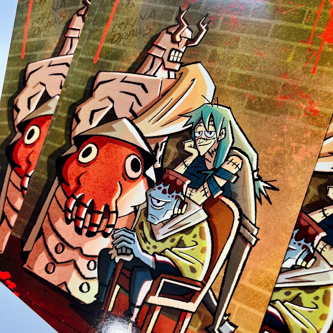 Curse Family Portrait | JJK Print Mahito, Jogo, Hanami, Dagon - Etsy