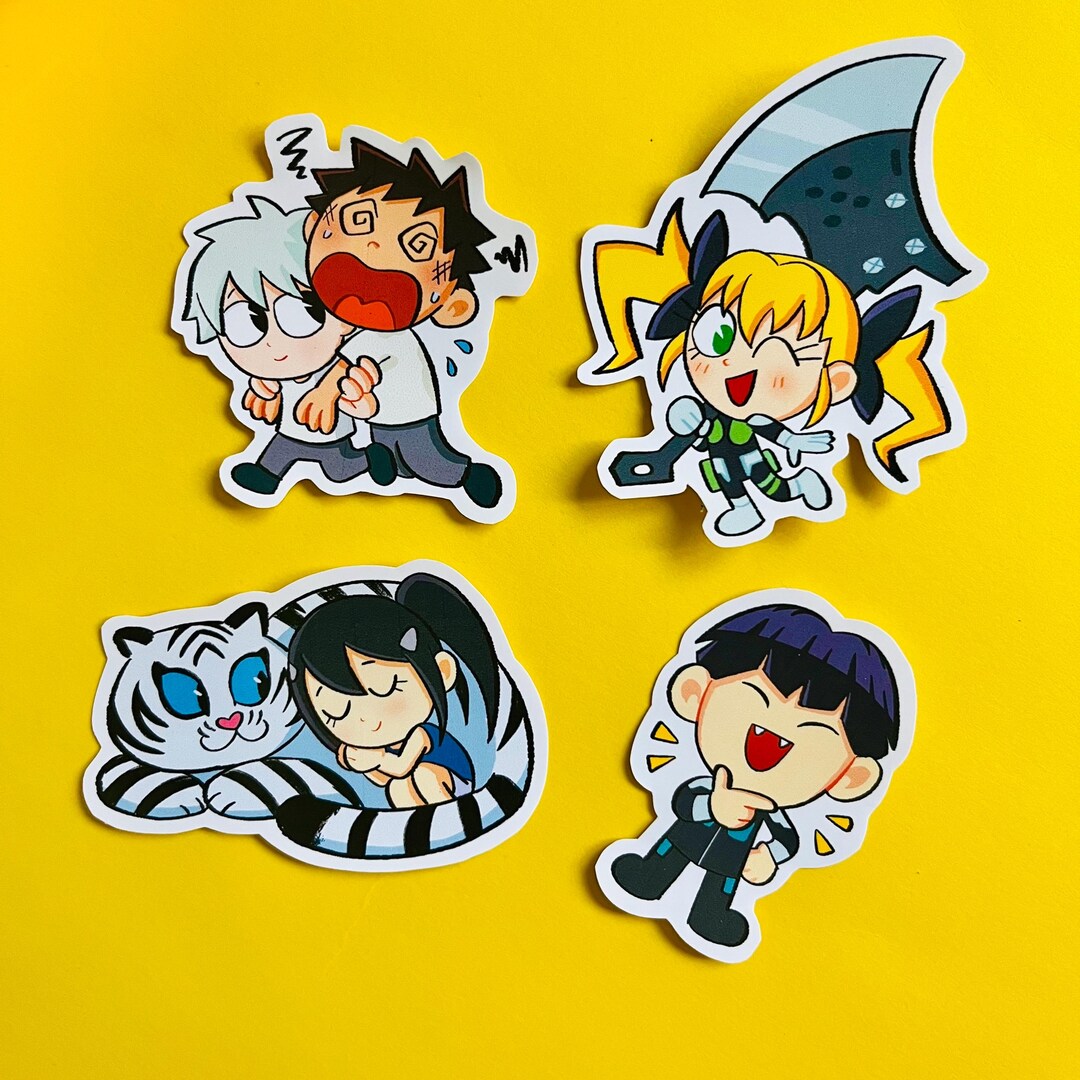 Cute Kaiju Sticker Set - Etsy
