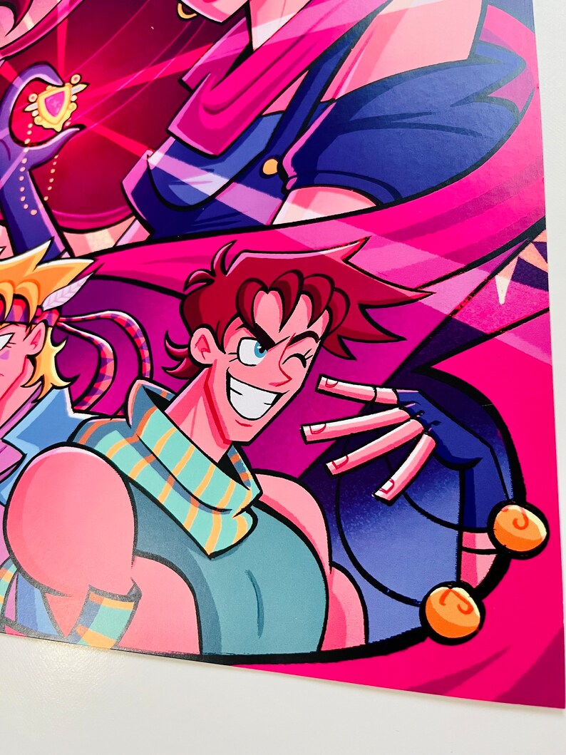 JJBA LISA LISA Joseph Caesar Poster - Etsy Canada