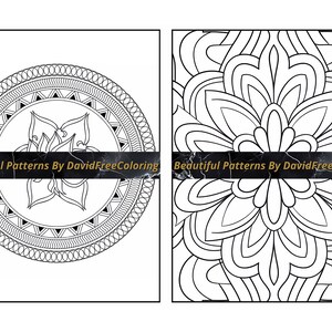 100 Beautiful Pattern Coloring Book Patterns Images for Adult Coloring ...