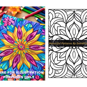 100 Beautiful Pattern Coloring Book Patterns Images for Adult Coloring ...