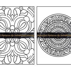 100 Beautiful Pattern Coloring Book Patterns Images for Adult Coloring ...