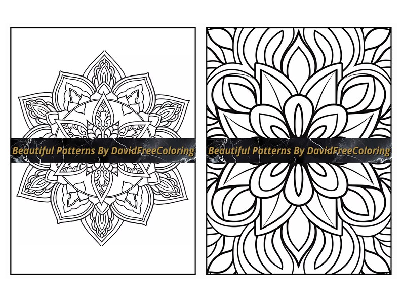 100 Beautiful Pattern Coloring Book Patterns Images for Adult Coloring ...