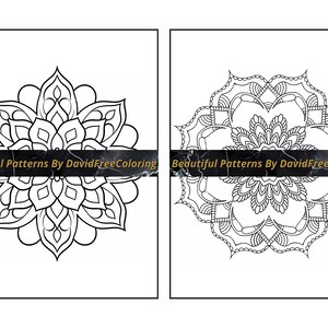 100 Beautiful Pattern Coloring Book Patterns Images for Adult Coloring ...