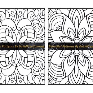 100 Beautiful Pattern Coloring Book Patterns Images for Adult Coloring ...