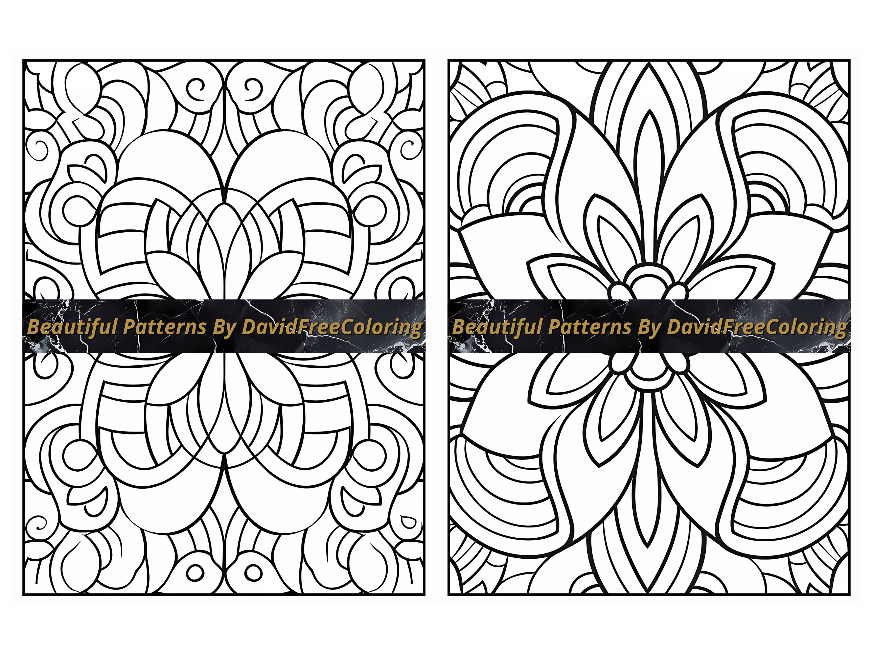100 Beautiful Pattern Coloring Book Patterns Images for Adult Coloring ...