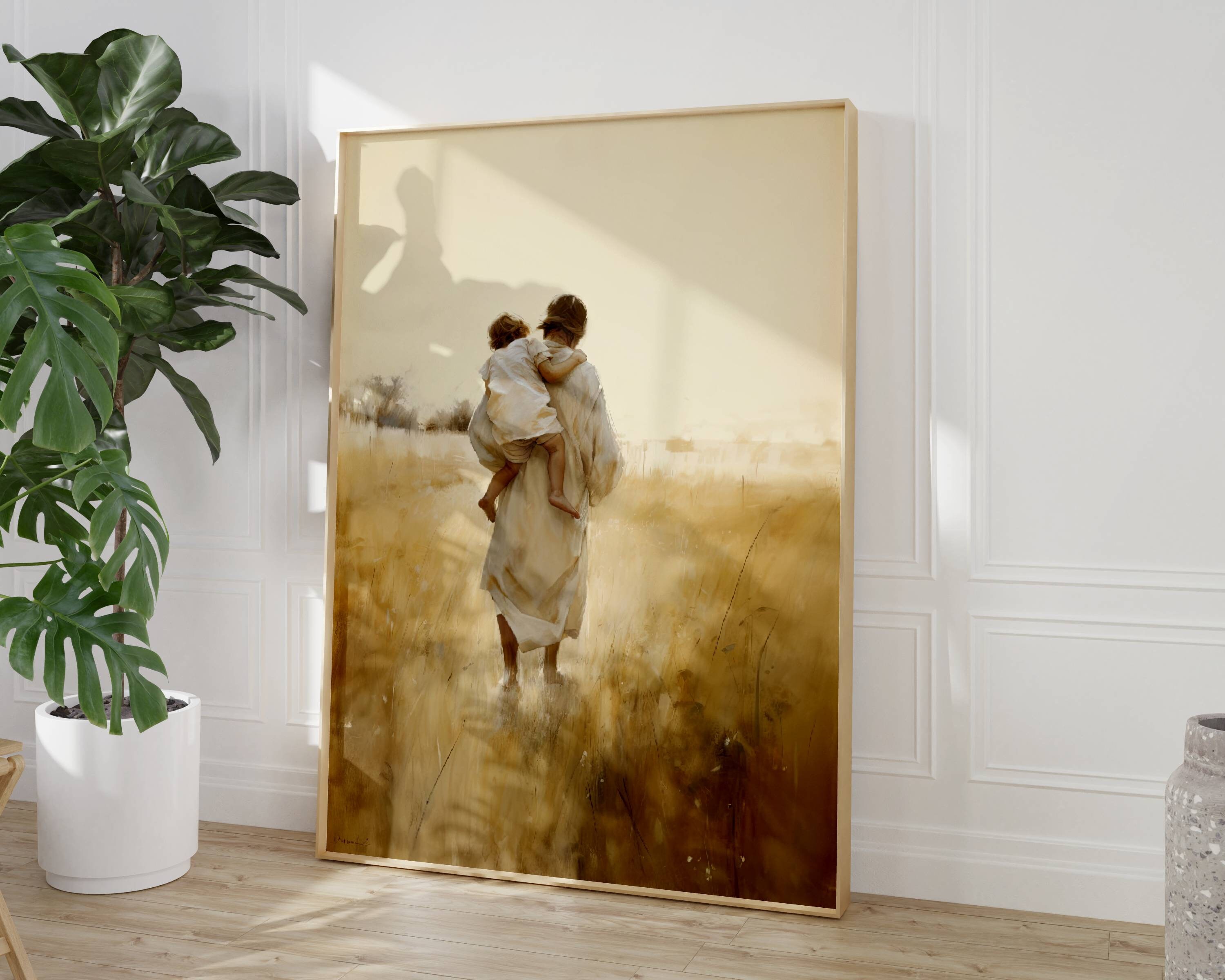 Jesus Poster, Bible Art Painting, Christian Wall Art, jesus and the ...