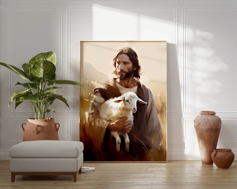 Christian Wall Art, Jesus Poster, New Testament, Bible Art Painting ...