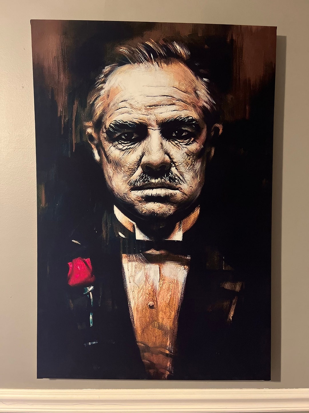 The Godfather, Canvases, Abstract Art, Wall Art, Framing, Gifts, Unique ...