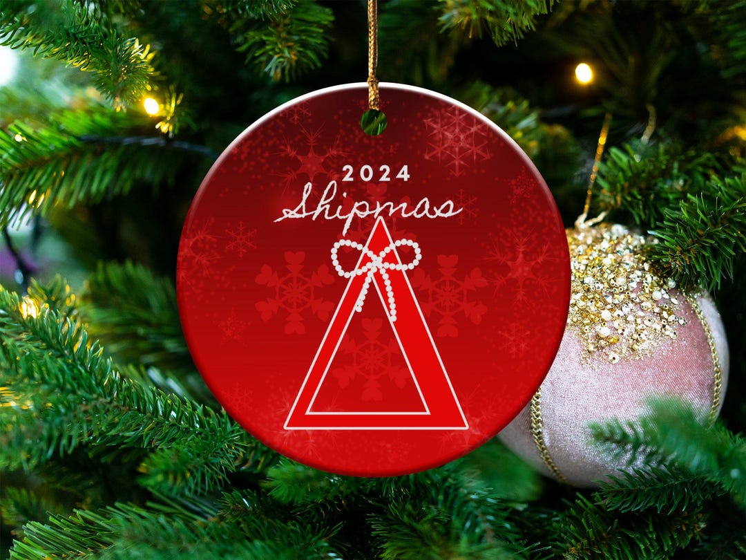 2024 Shipmas Delta Sigma Theta Sorority Ornament DST Inspired Holiday ...