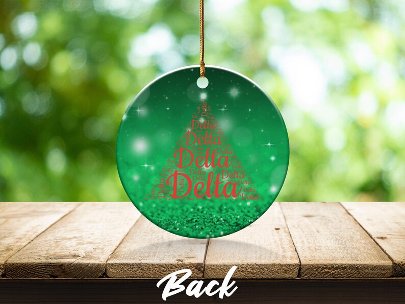 Delta Sigma Theta Sorority Inspired Ornament, DST Shipmas Decor ...
