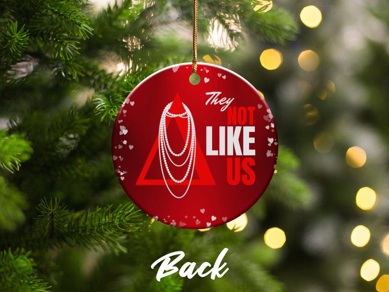 Delta Sigma Theta Sorority Ornament DST Inspired Christmas Decor Delta ...