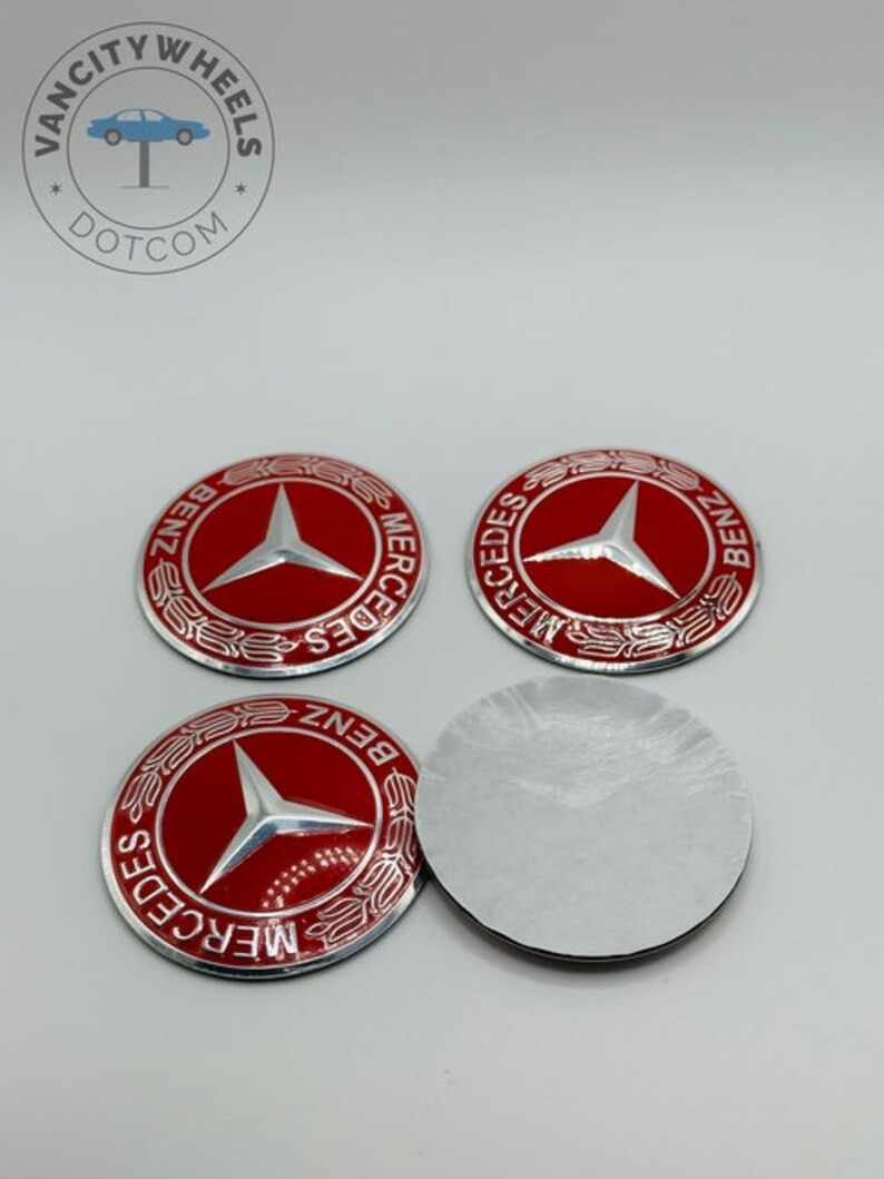 4PCS 56mm Mercedes Benz Stickers Emblems: Unleash the Exquisite ...