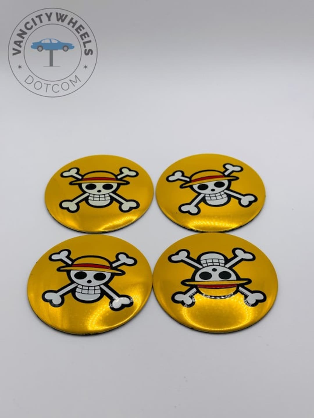 4PCS 56mm Pirate Skull Stickers Emblems: Unleash the Exquisite ...