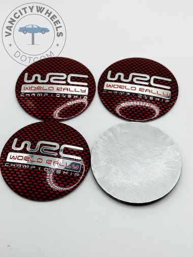 4PCS 56mm World Racing Championship WRC Stickers Emblems: Unleash the ...