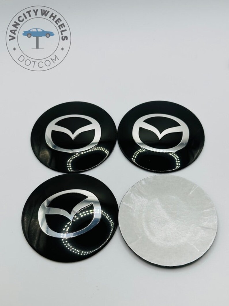 4PCS 56mm MAZDA Stickers Emblems: Unleash the Exquisite Potential of ...
