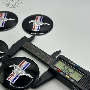 Ford Mustang Black Pony 56mm Emblems Stickers 4pcs - Etsy