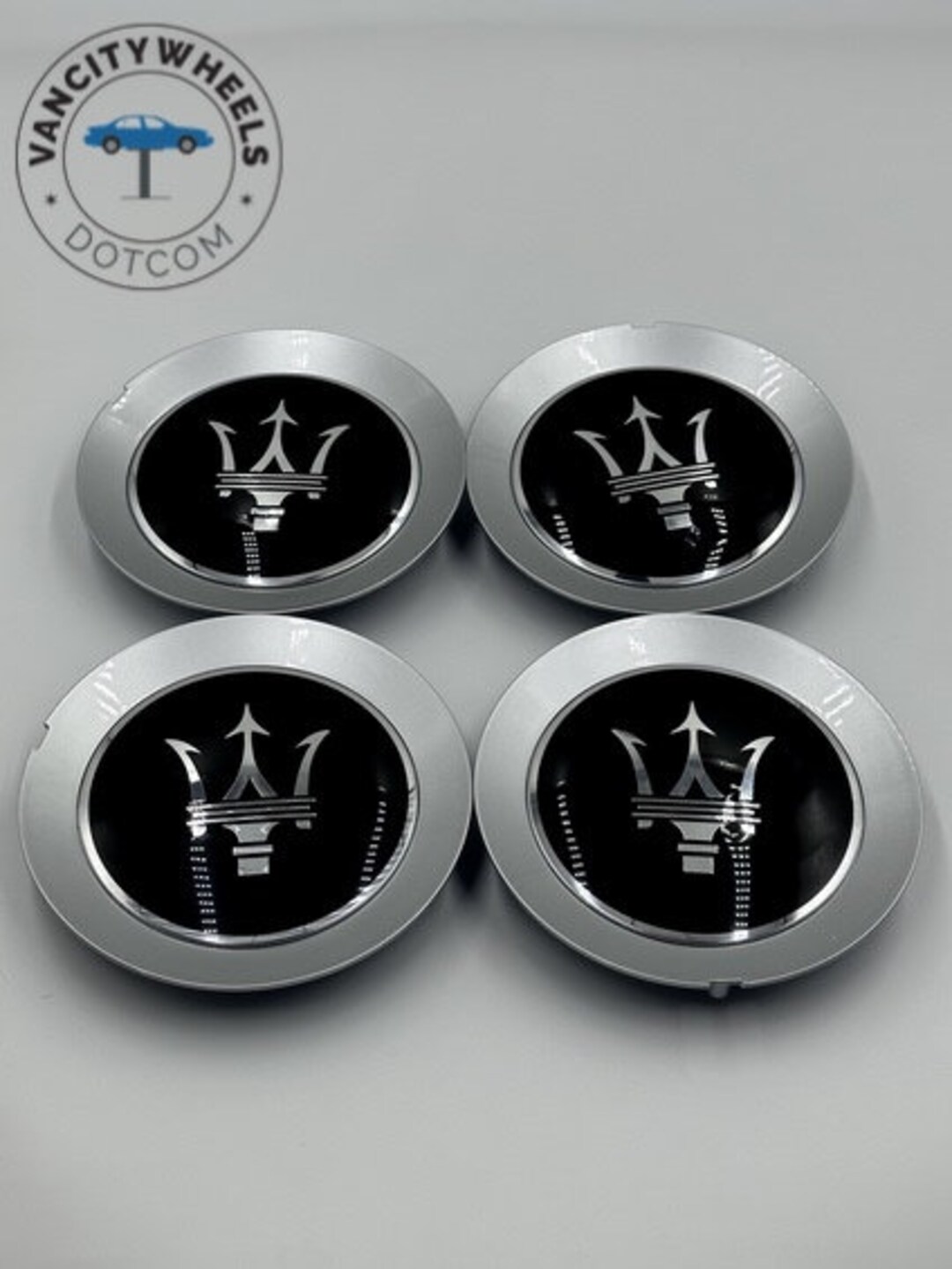 Maserati Ghibli Wheel Center Cap 152mm58mm 670013626 Black/silver ...