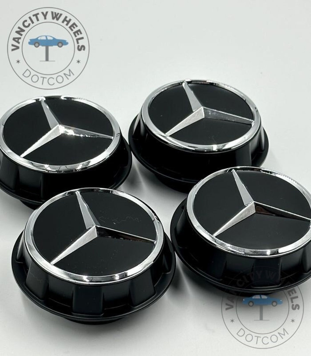 Mercedes Maybach 60mm AMG Black Surround Wheel Center Cap, Maybach 60mm ...