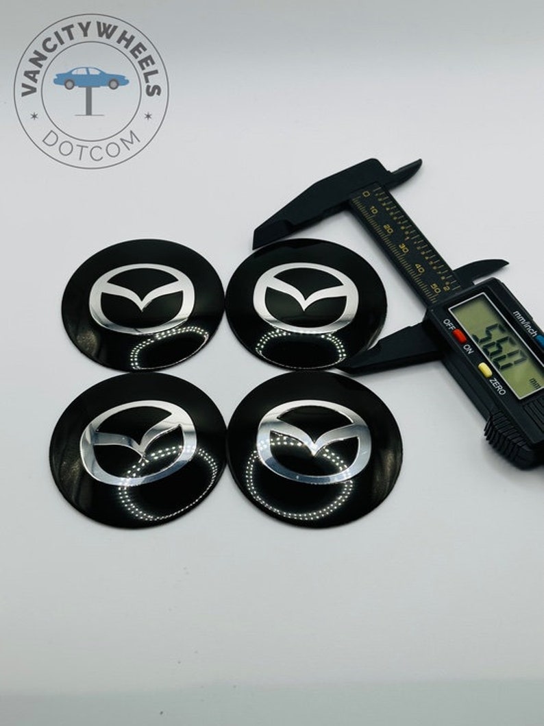 4PCS 56mm MAZDA Stickers Emblems: Unleash the Exquisite Potential of ...