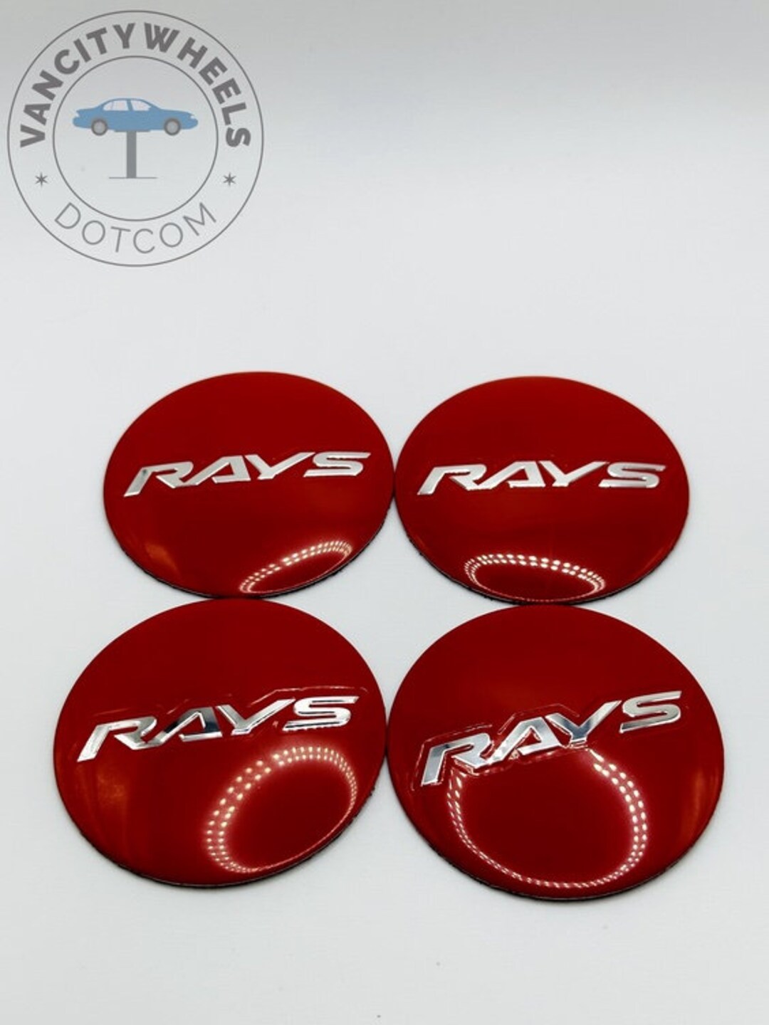 4PCS 56mm RAYS Stickers Emblems: Unleash the Exquisite Potential of ...