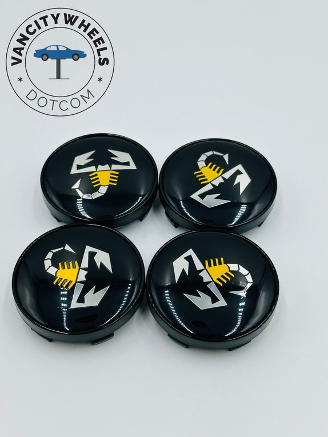 Premium 4pcs Fiat-abarth Wheel Center Caps in Varied Sizes & Wheel Cap ...
