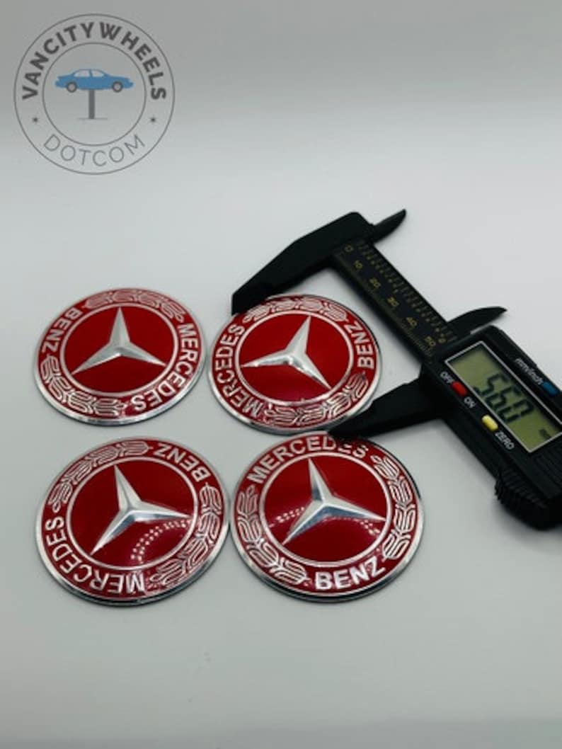 4PCS 56mm Mercedes Benz Stickers Emblems: Unleash the Exquisite ...