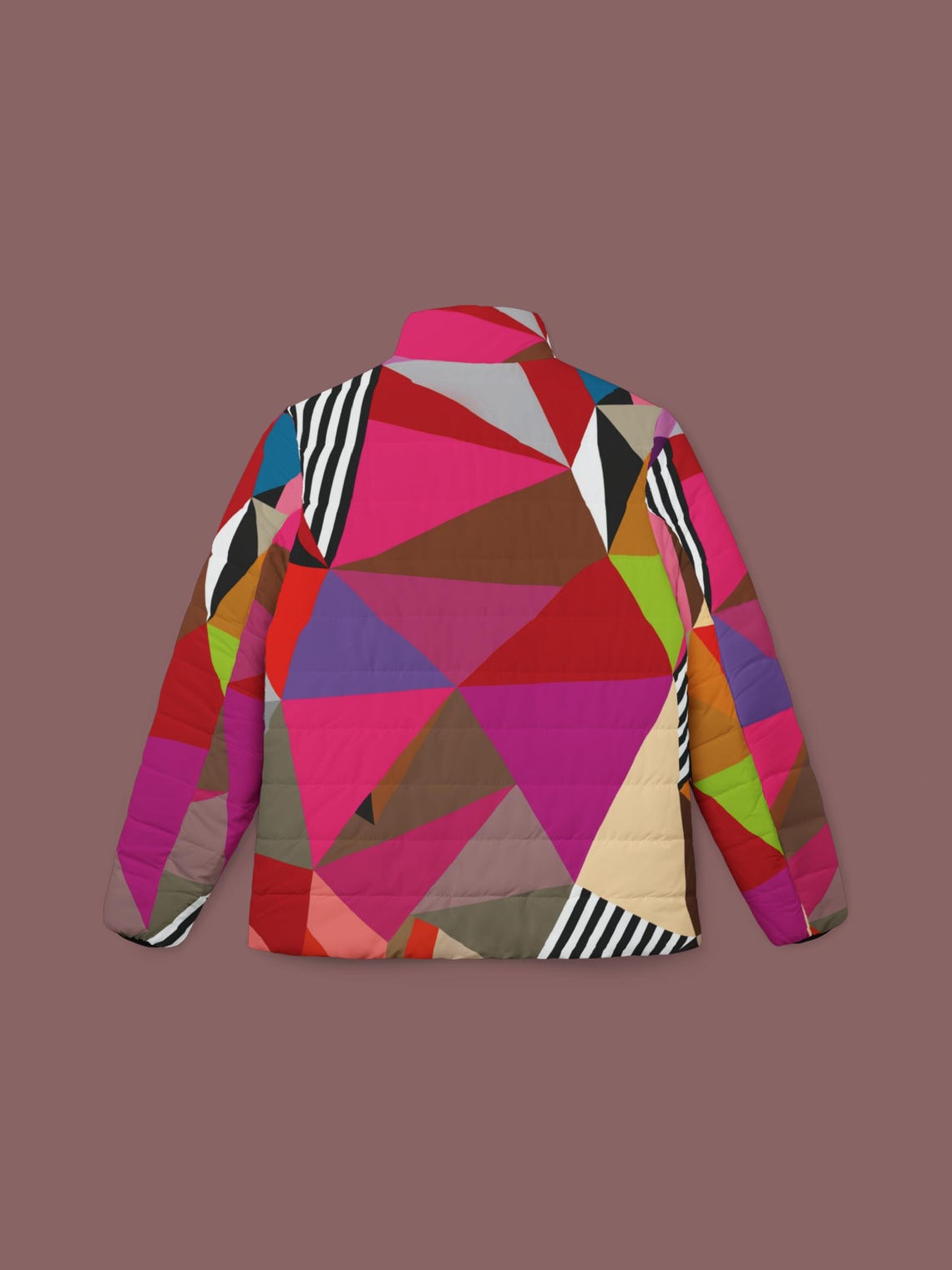 Womens Puffer Jacket, Puffy Jacket, Multicolor Puffer Jacket, Original ...