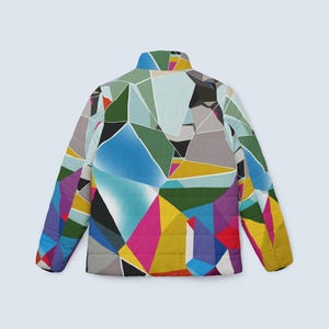 Women Puffer Jacket, Puffy Jacket, Multicolor Puffer Jacket, Original ...
