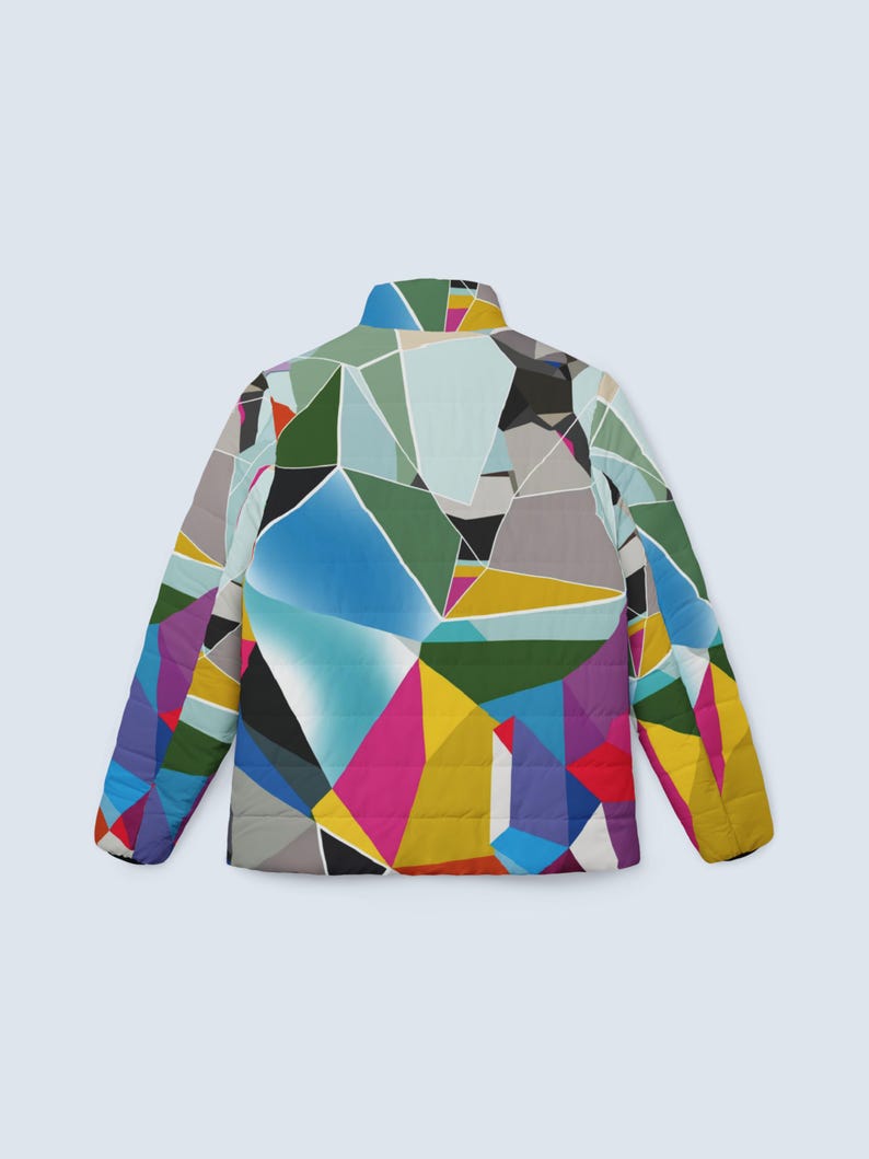 Women Puffer Jacket, Puffy Jacket, Multicolor Puffer Jacket, Original ...