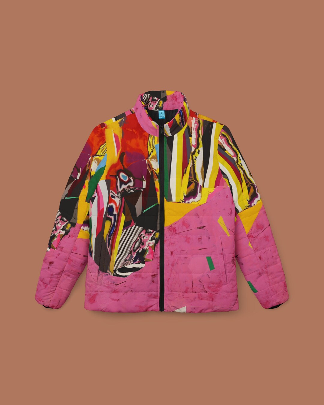 Women Puffer Jacket, Puffy Jacket, Multicolor Puffer Jacket, Original ...