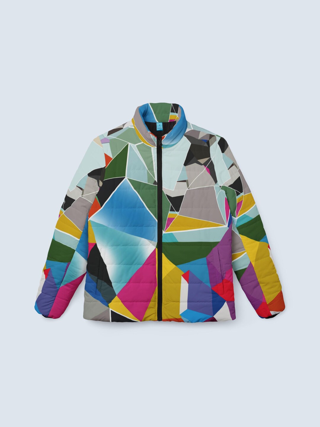 Women Puffer Jacket, Puffy Jacket, Multicolor Puffer Jacket, Original ...