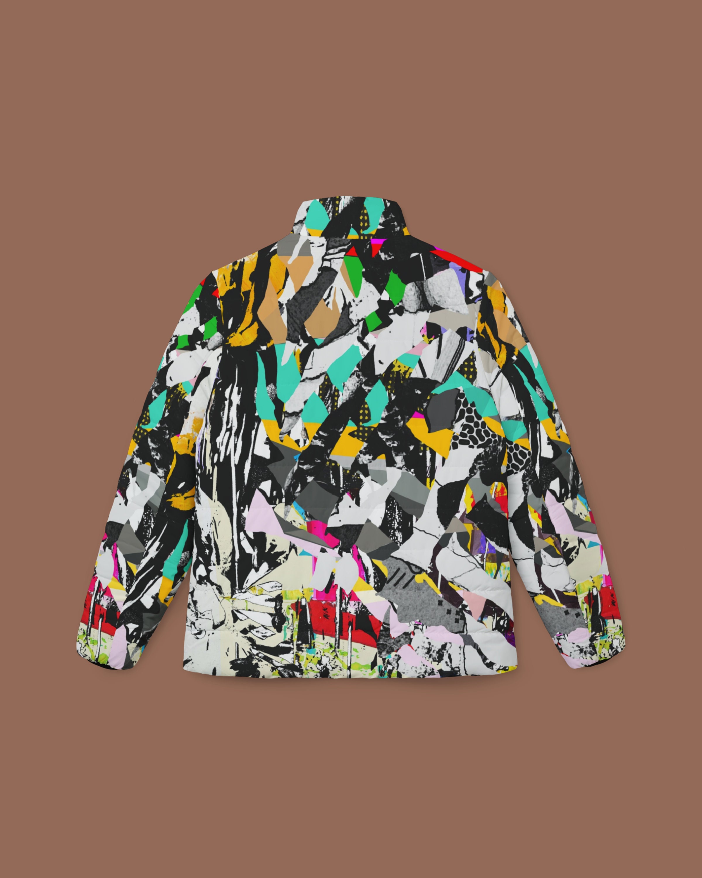 Women Puffer Jacket, Puffy Jacket, Multicolor Puffer Jacket, Original ...