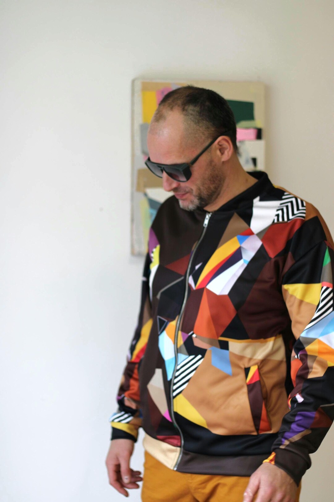 Quirky Bomber Jacket, All Over Print Unisex Bomber Jacket, Bold Print ...
