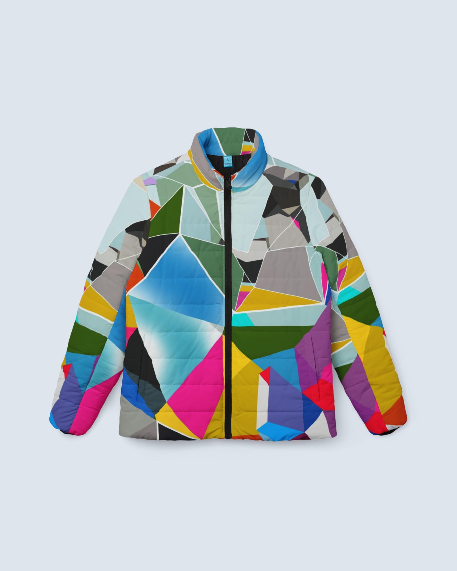 Women Puffer Jacket, Puffy Jacket, Multicolor Puffer Jacket, Original ...