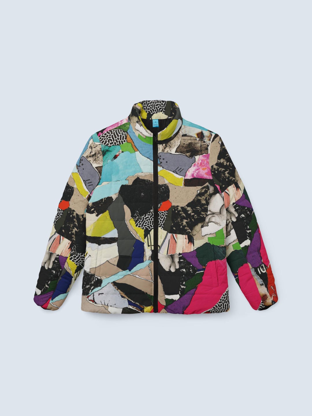 Women's Puffer Jacket Colorful Puffy Jacket for Women Multicolor Puffer ...