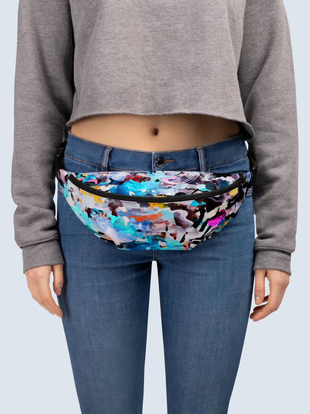 Fanny Pack Multicolored Colorful Bum Bag Colorful Waist Bag Unique ...
