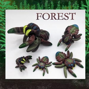 Tiny Jumping Spider 3D Printed Multicolor - Etsy