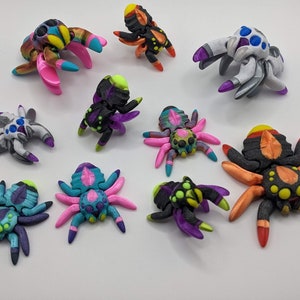 Tiny Jumping Spider 3D Printed Multicolor - Etsy