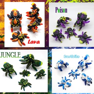 Tiny Jumping Spider - 3D Printed Multicolor Fidget - Etsy