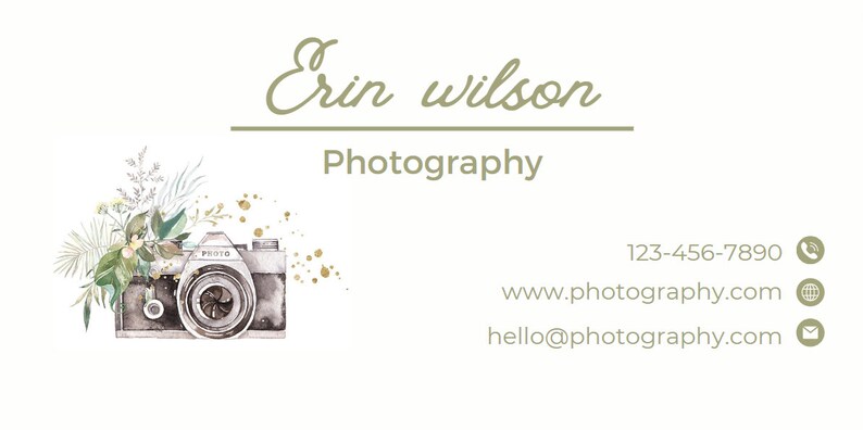 Photography Email Signature Template - Etsy