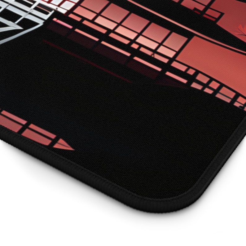 Japanese Landscape by Night Desk Mat, Desk Accessories, Workspace ...