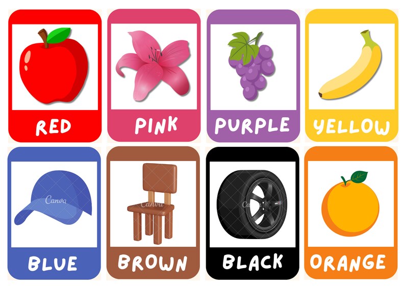 A Complete Set of Flash Card - Etsy