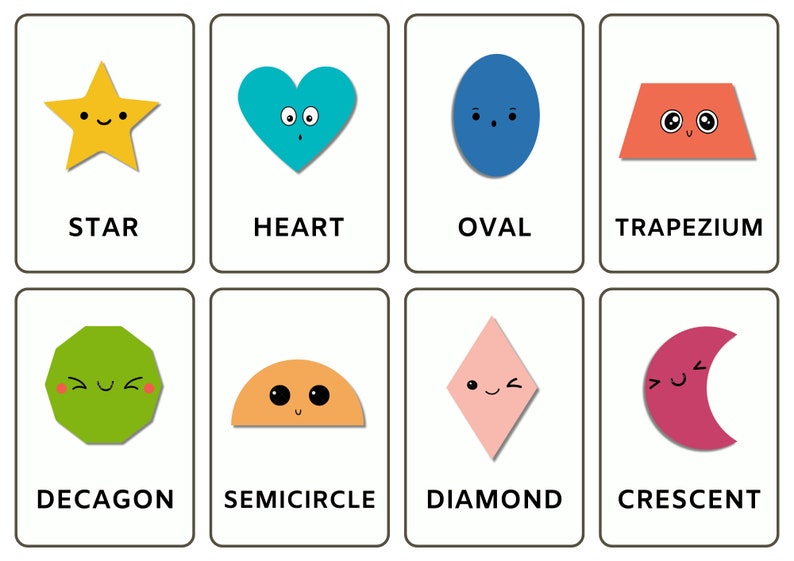 A Complete Set of Flash Card - Etsy