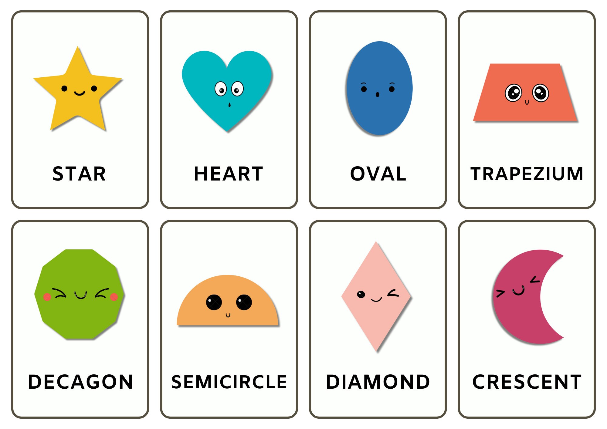 A Complete Set of Flash Card - Etsy